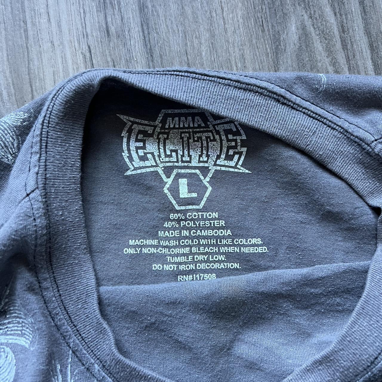 Size large MMA Elite shirt. Perfect for the fall and... - Depop