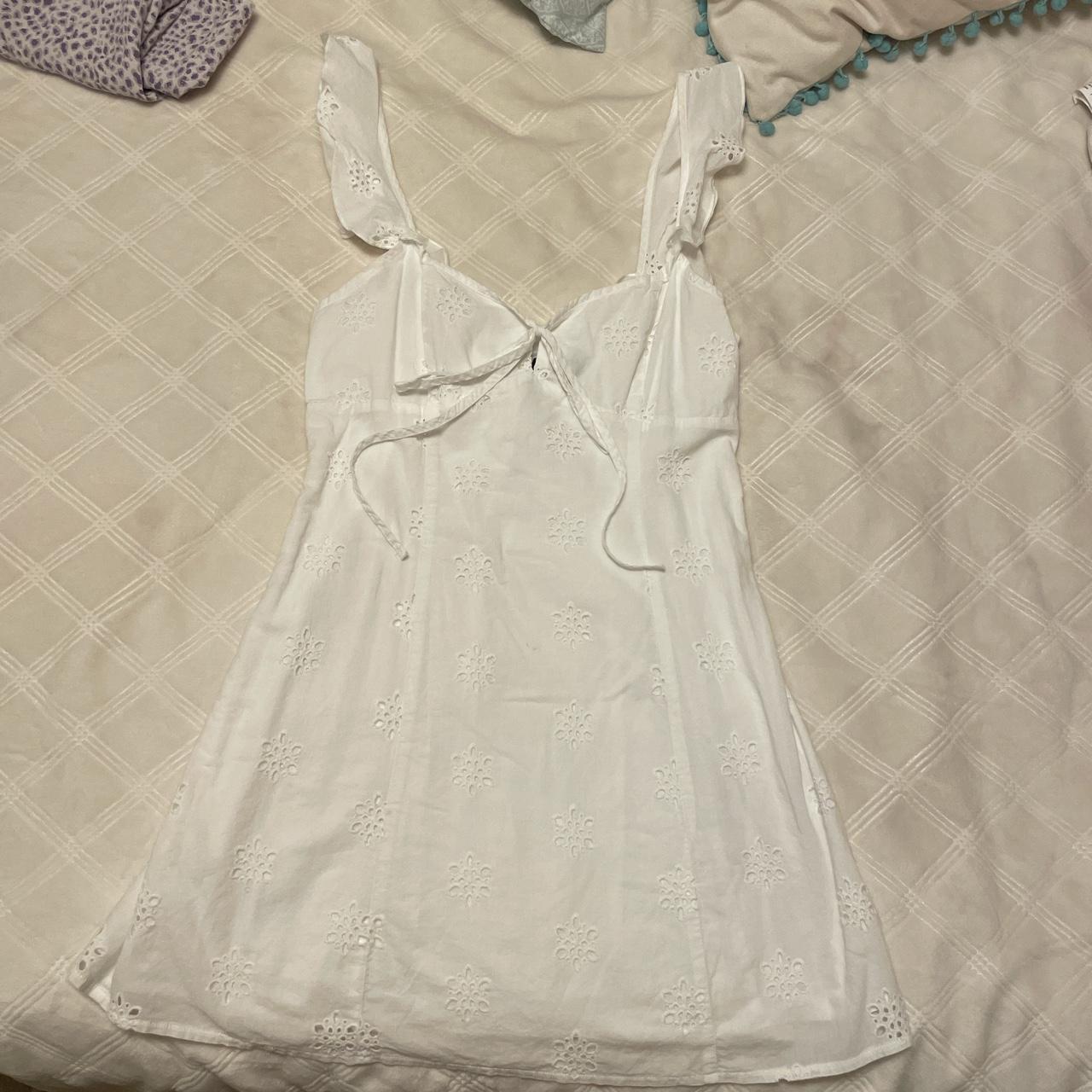 White fox Summer Crush Mini Dress Originally... | Depop