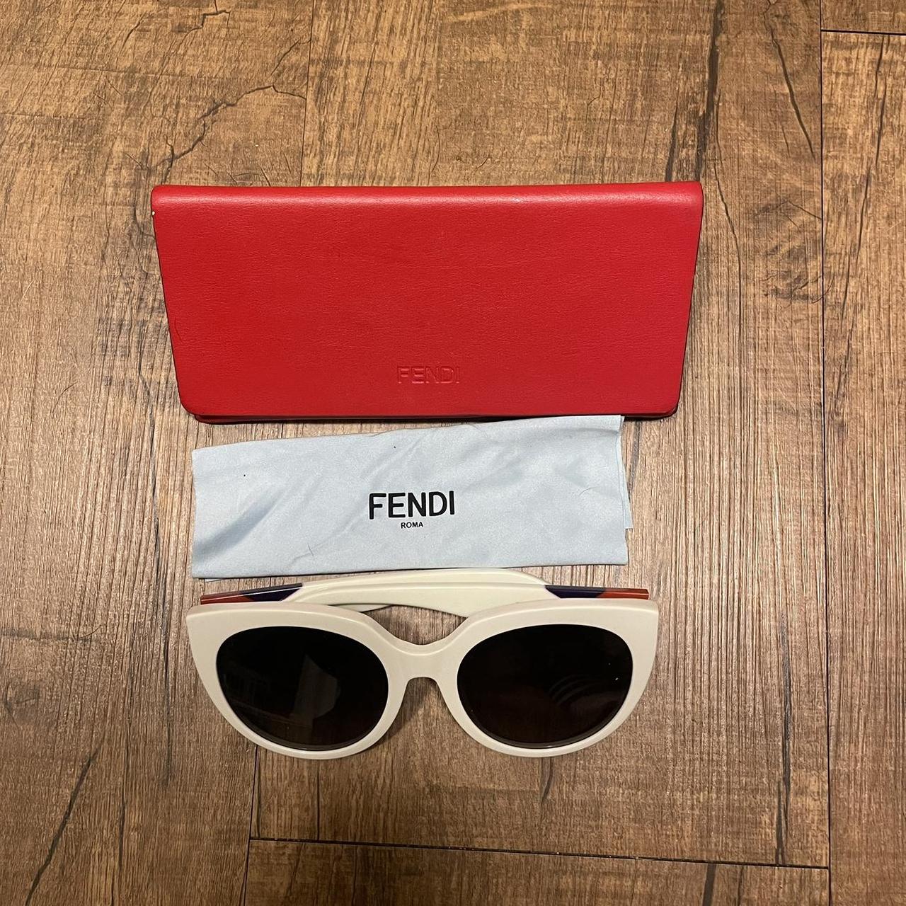 Large Fendi sunnies. Pretty good condition, minimal... - Depop