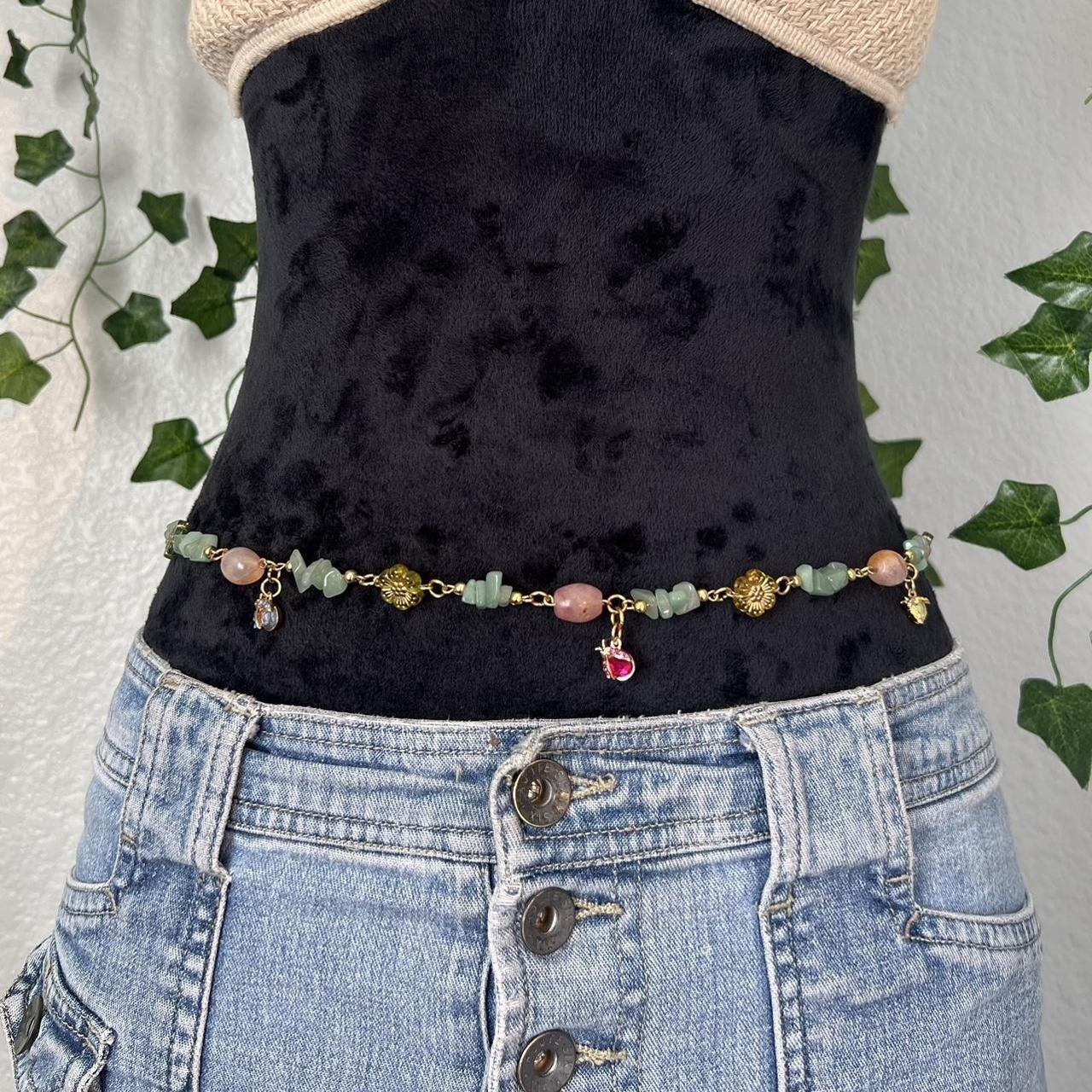 love bug belly chain this handmade belly chain can... - Depop