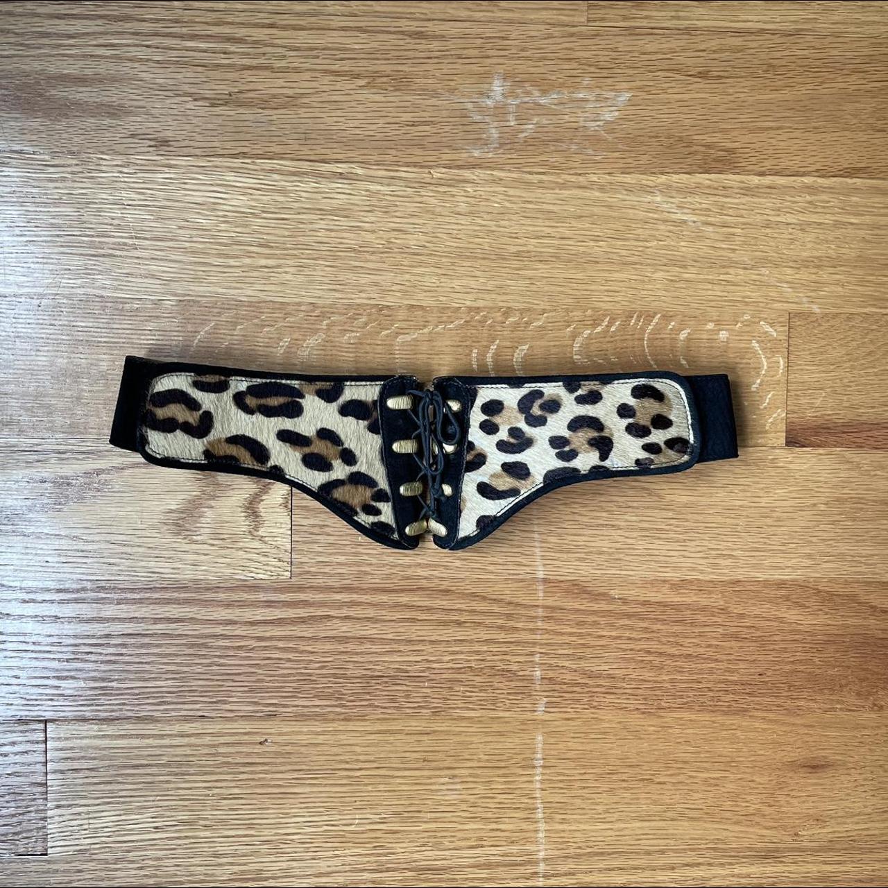 Cache belt * leopard print belt, laces up * brand:... - Depop