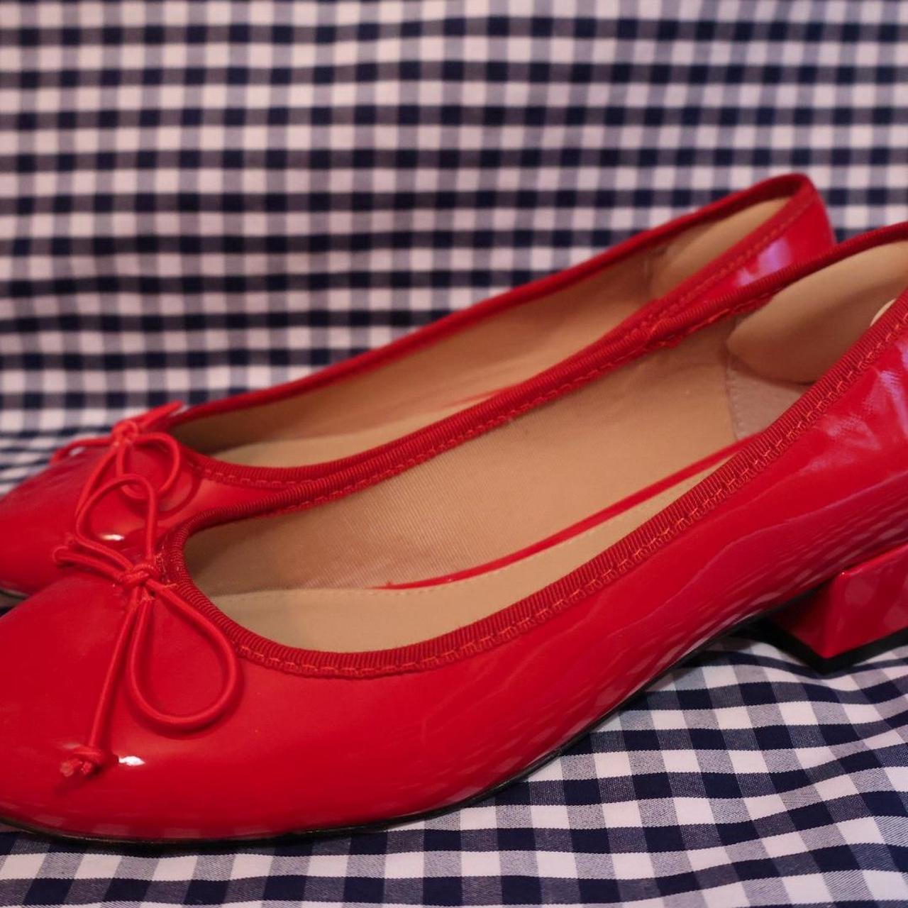 Steve Madden Cherish Red Patent Mary Jane Heels -... | Depop