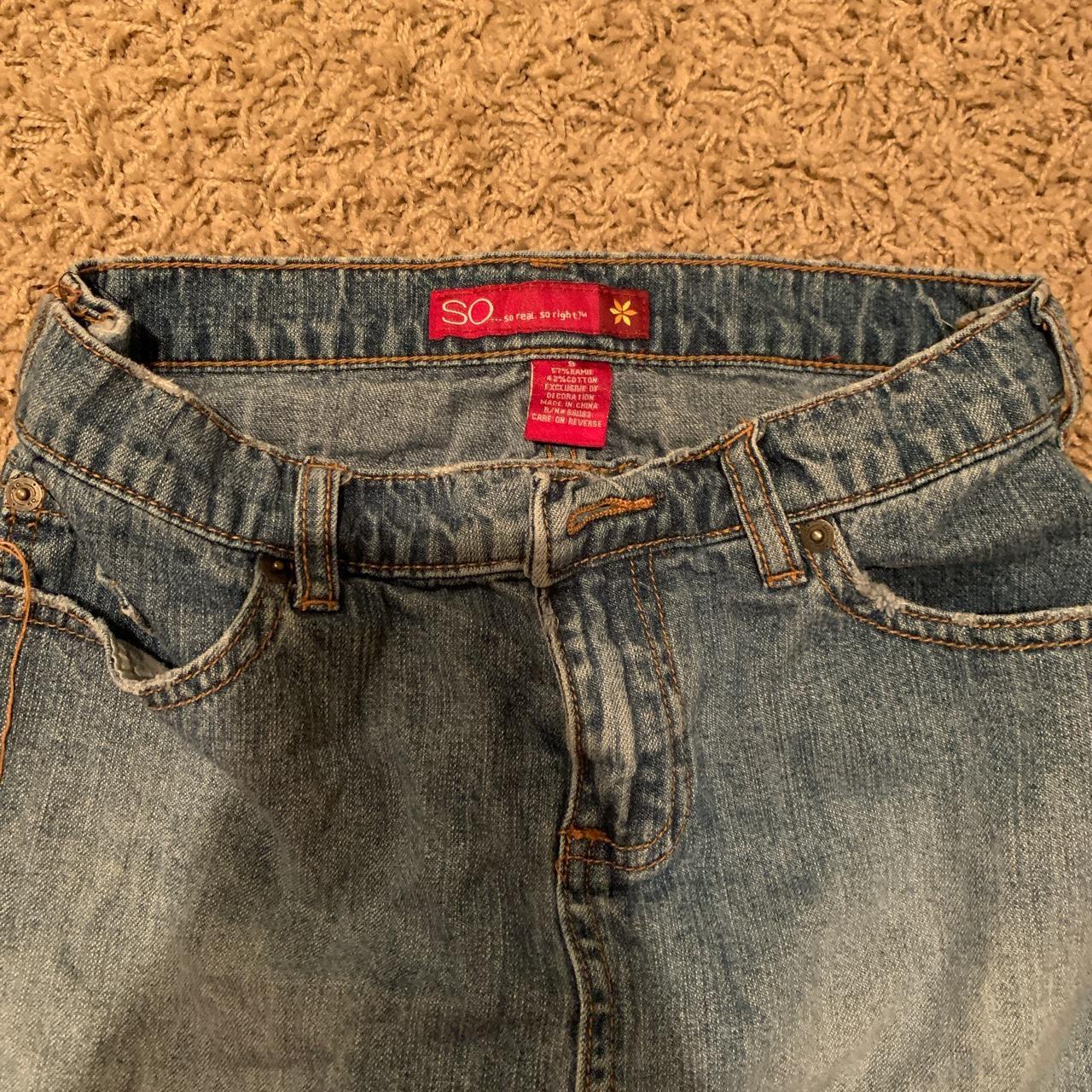 SO Clothing Women's Blue Skirt | Depop