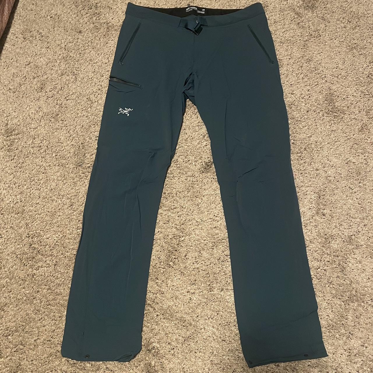 Navy blue Arcteryx pants in a size large $60 or best... - Depop