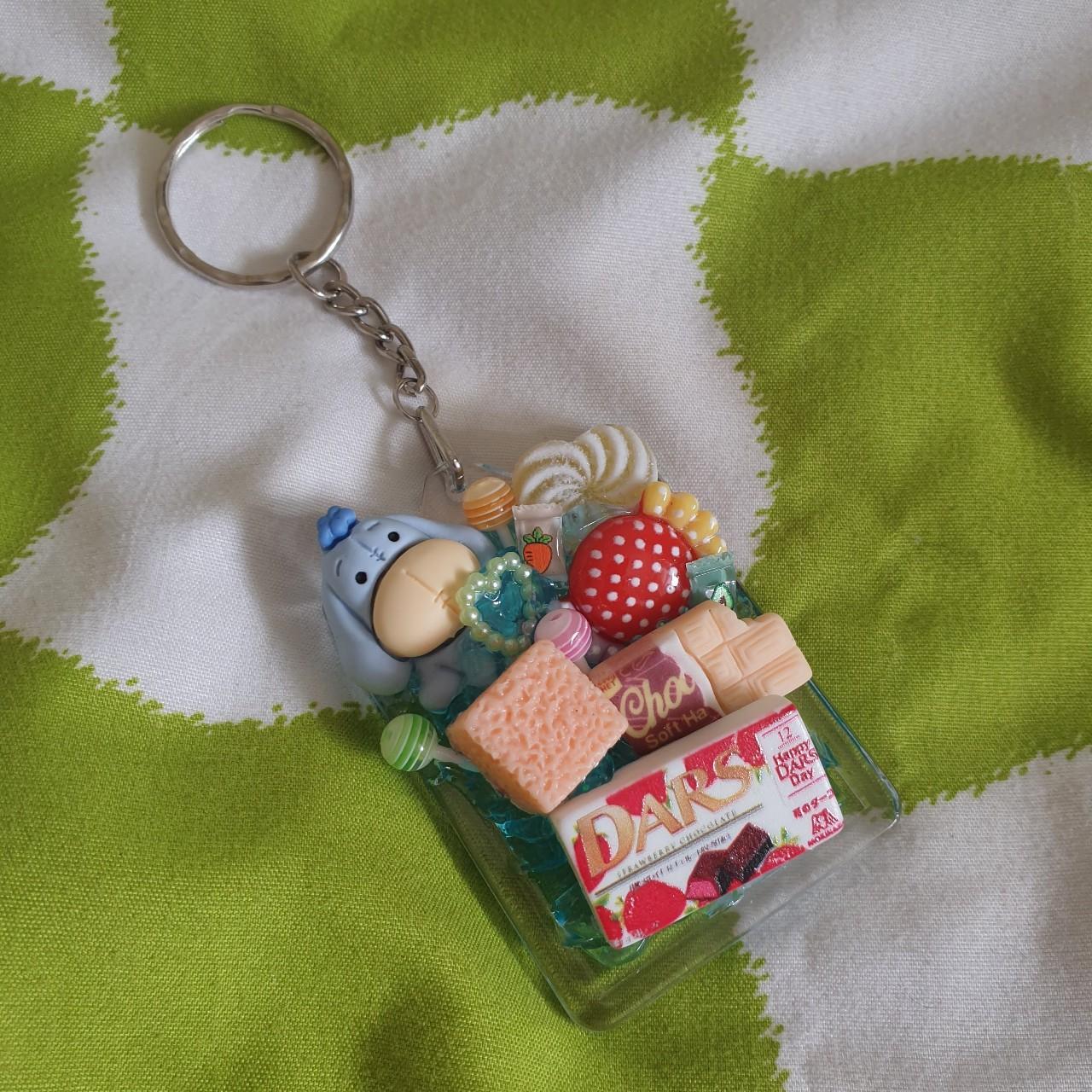Handmade single-sided Decoden keychain All keyrings... - Depop