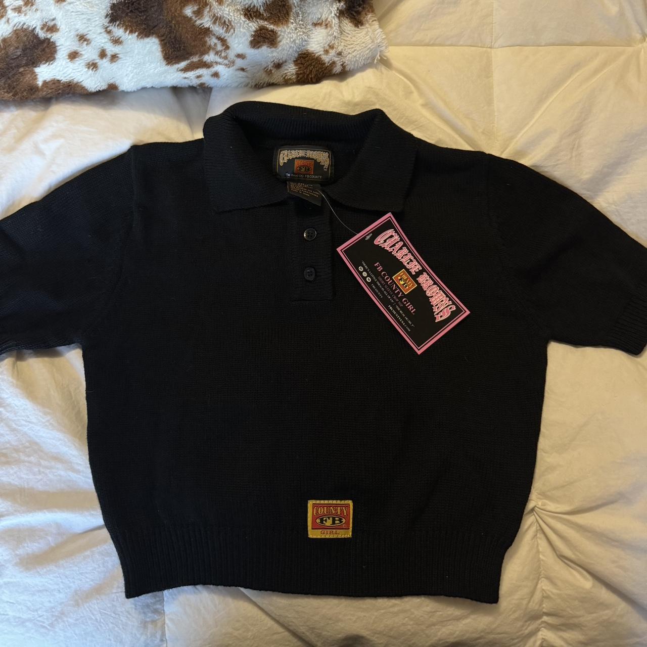 FB COUNTY Charlie Brown Crop Top New with Tags... - Depop