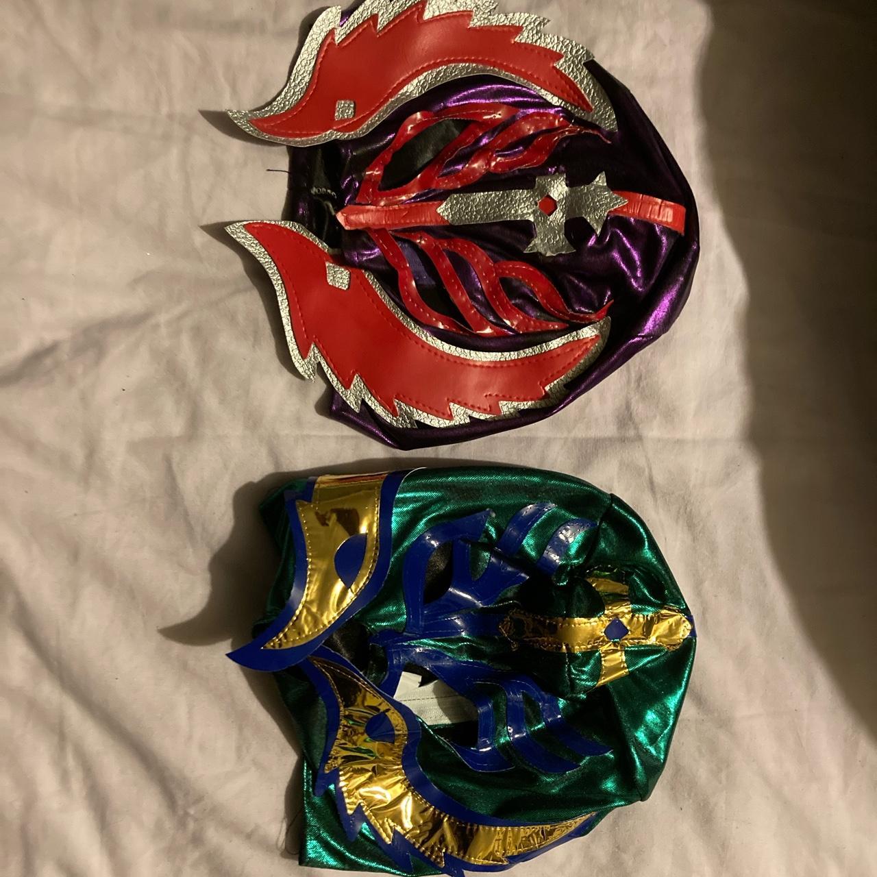 Two Mexican fighting masks with zip up backs... - Depop