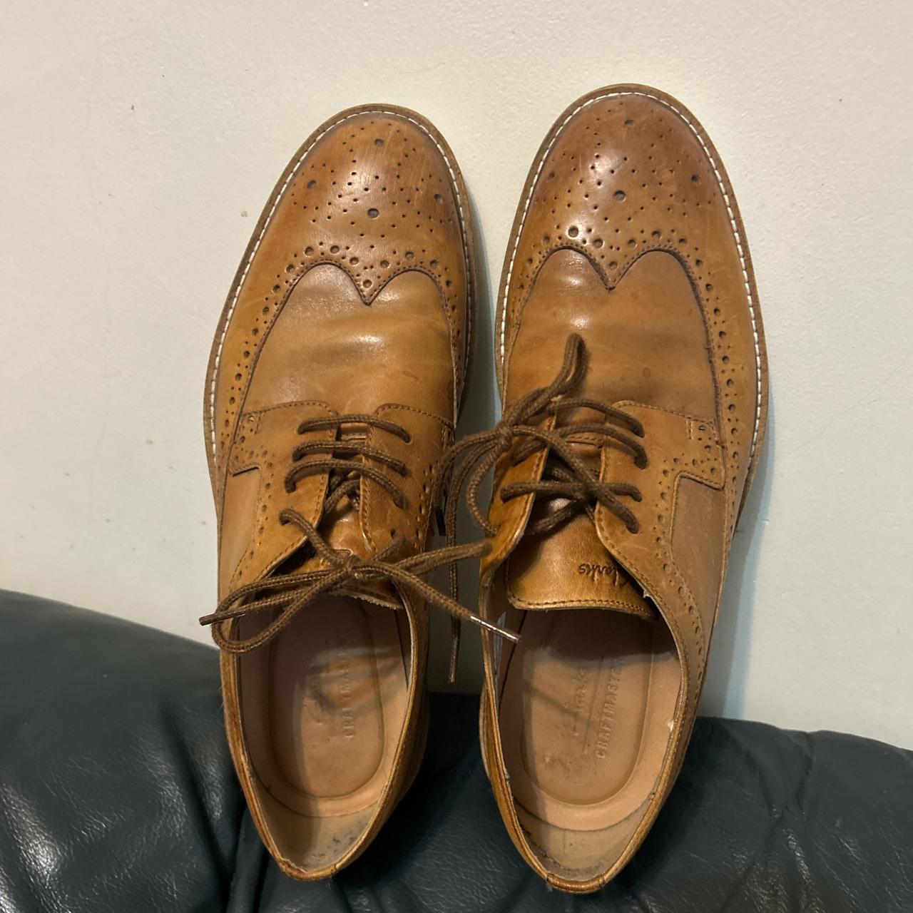 Size 8 brown Clark men’s shoes | Depop
