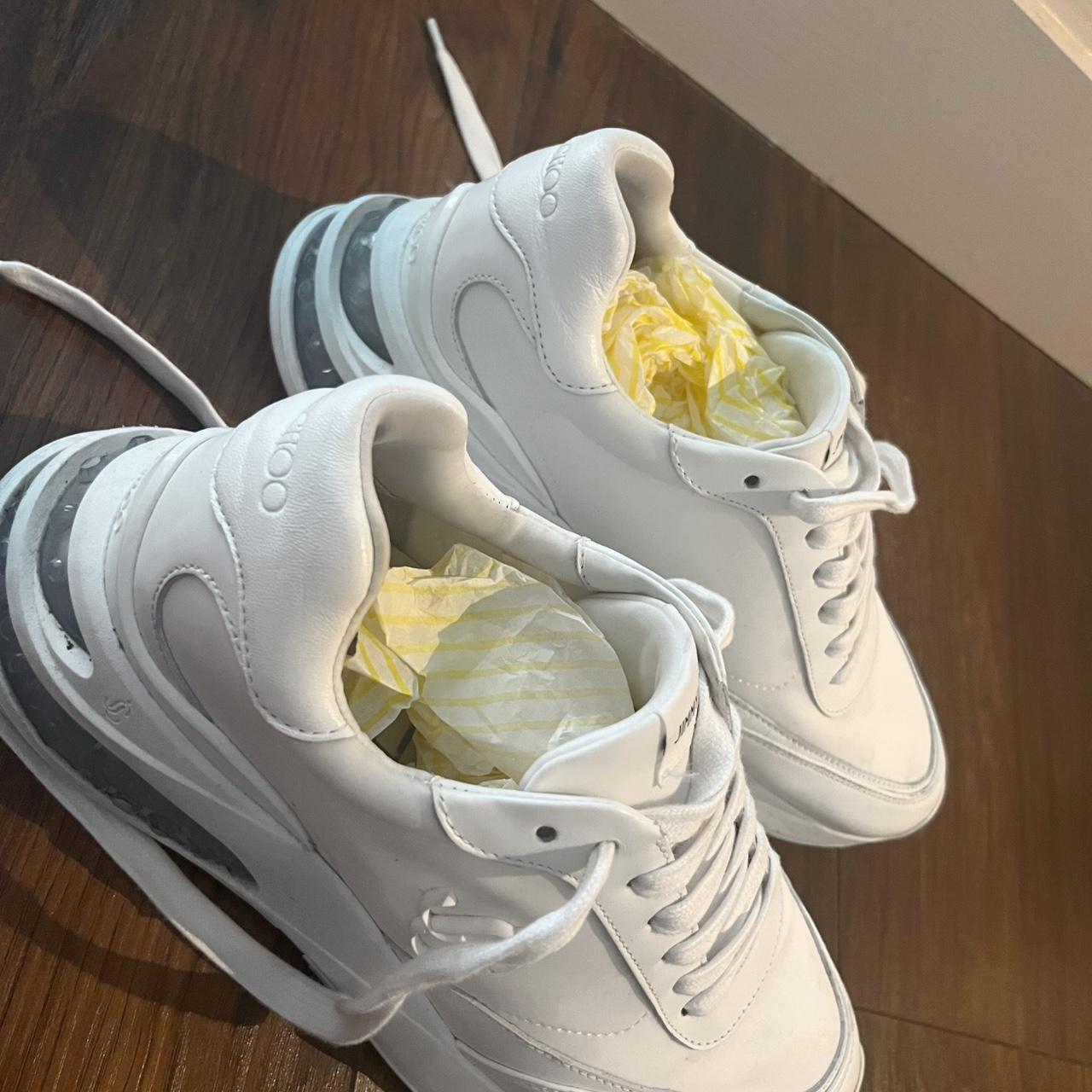 JIMMY CHOO MEMPHIS LACE SNEAKERS basically brand new | Depop JIMMY CHOO MEMPHIS LACE SNEAKERS basically brand new | Depop