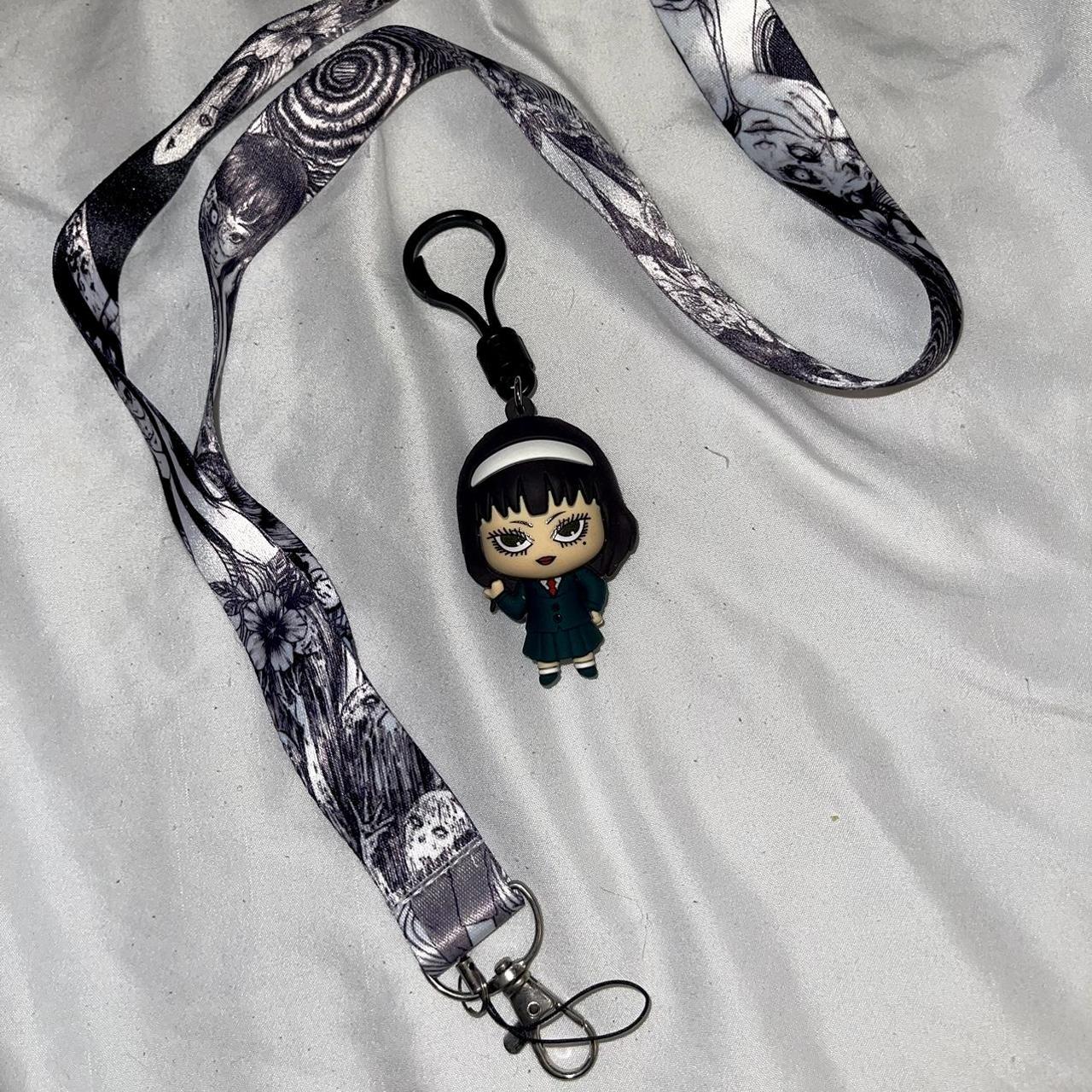 Junji Ito lanyard and Tomie bag clip both in... - Depop