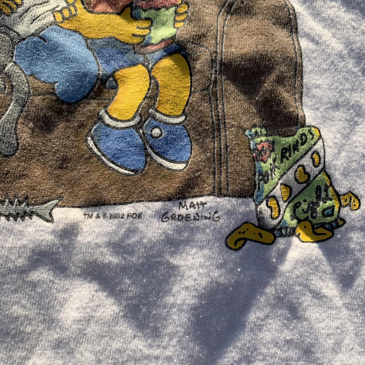 Vintage y2k Simpson’s family tee Size xxl Good... | Depop