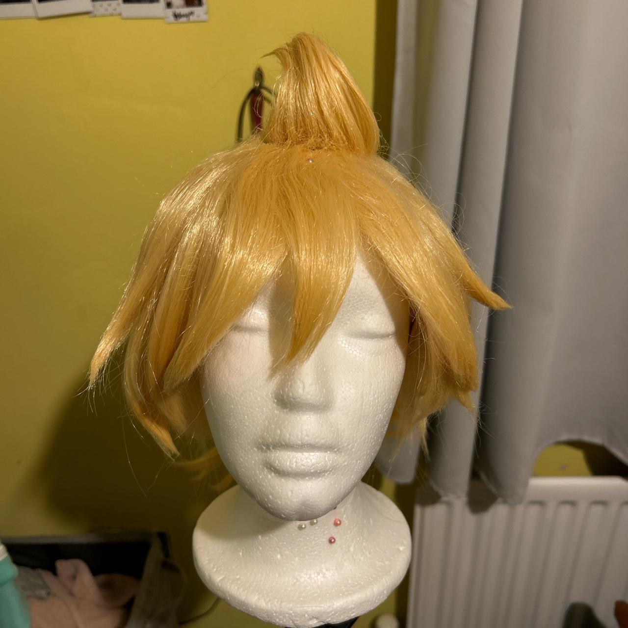 Len kagamine cosplay wig! Some spikes arent as... - Depop