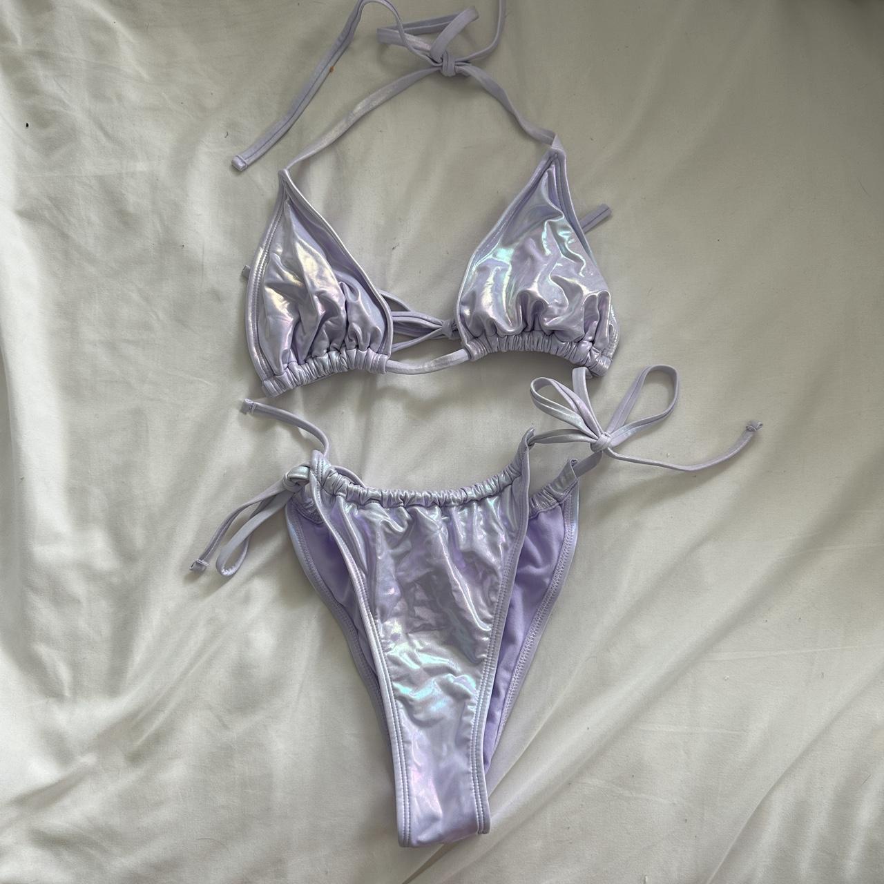 Wild Fable Women's Purple Bikinis-and-tankini-sets | Depop