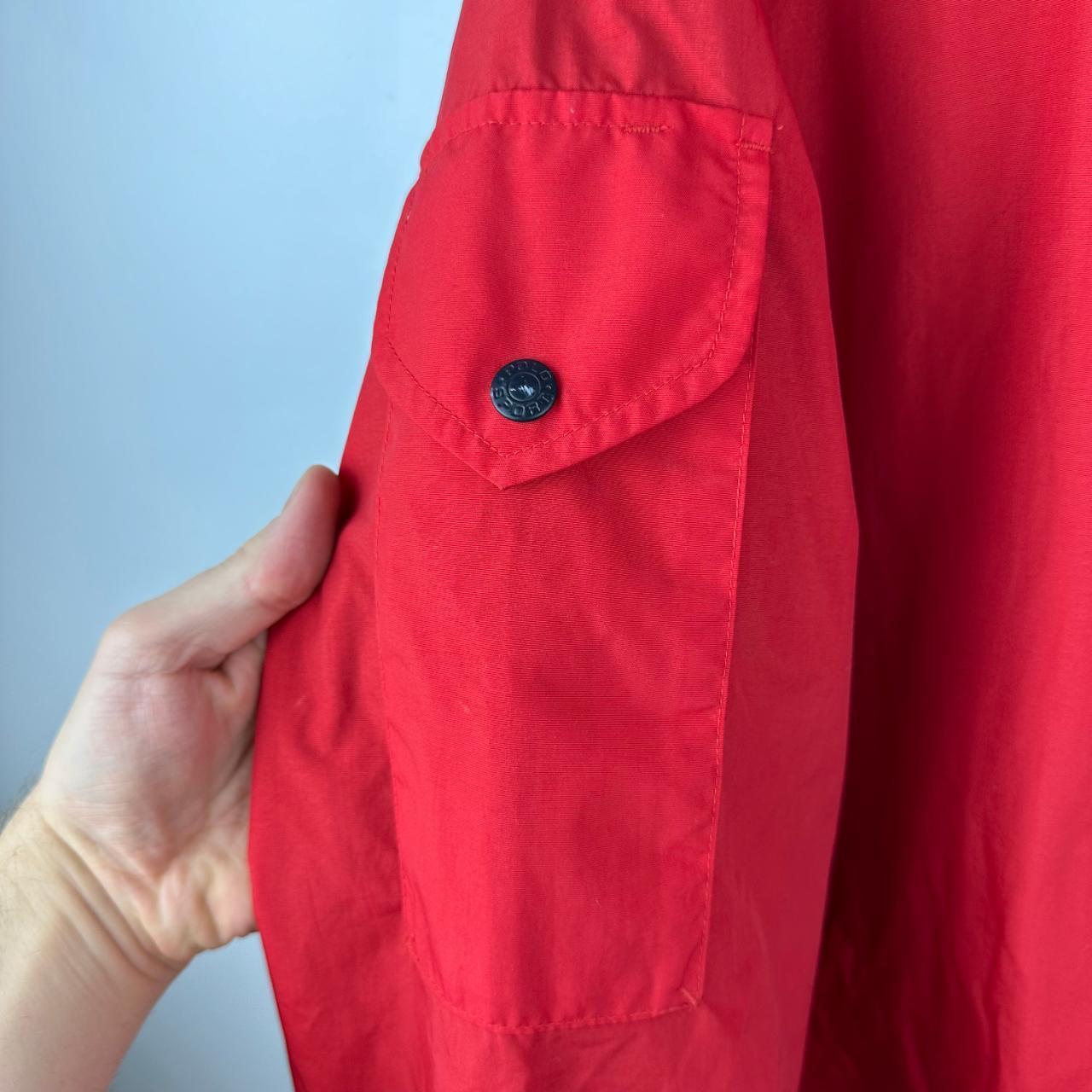 Vintage 90s Polo Sport Ralph Lauren Red Navy... | Depop