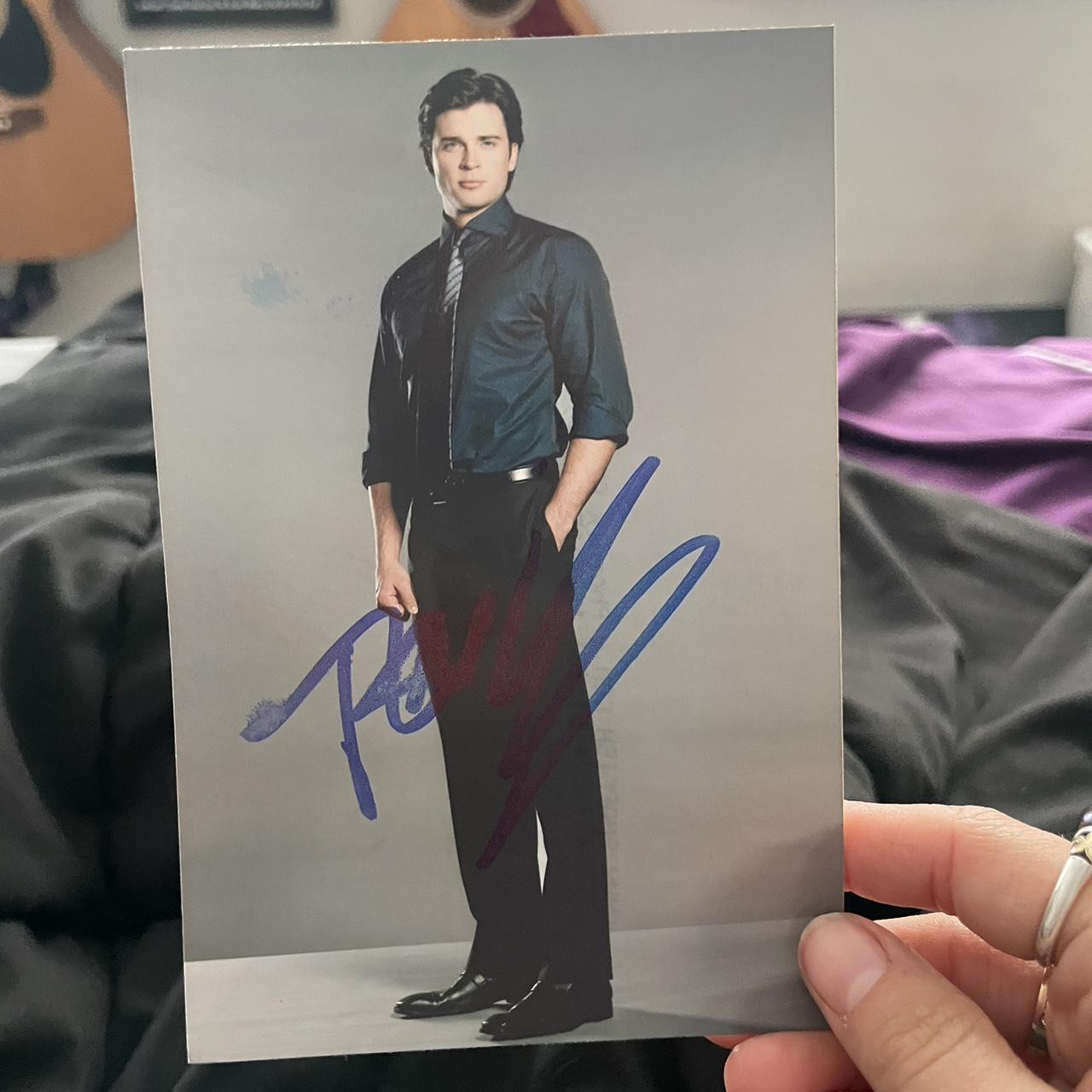 Signed 4x6 of actor Tom Welling! #autograph... - Depop