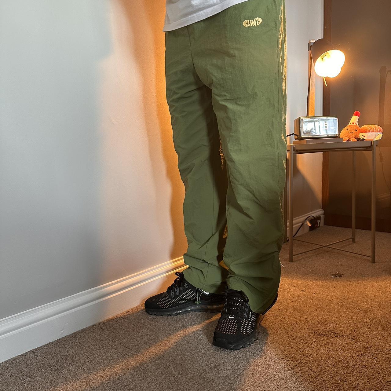 Clint’s khaki shell pants Barely worn Size medium - Depop