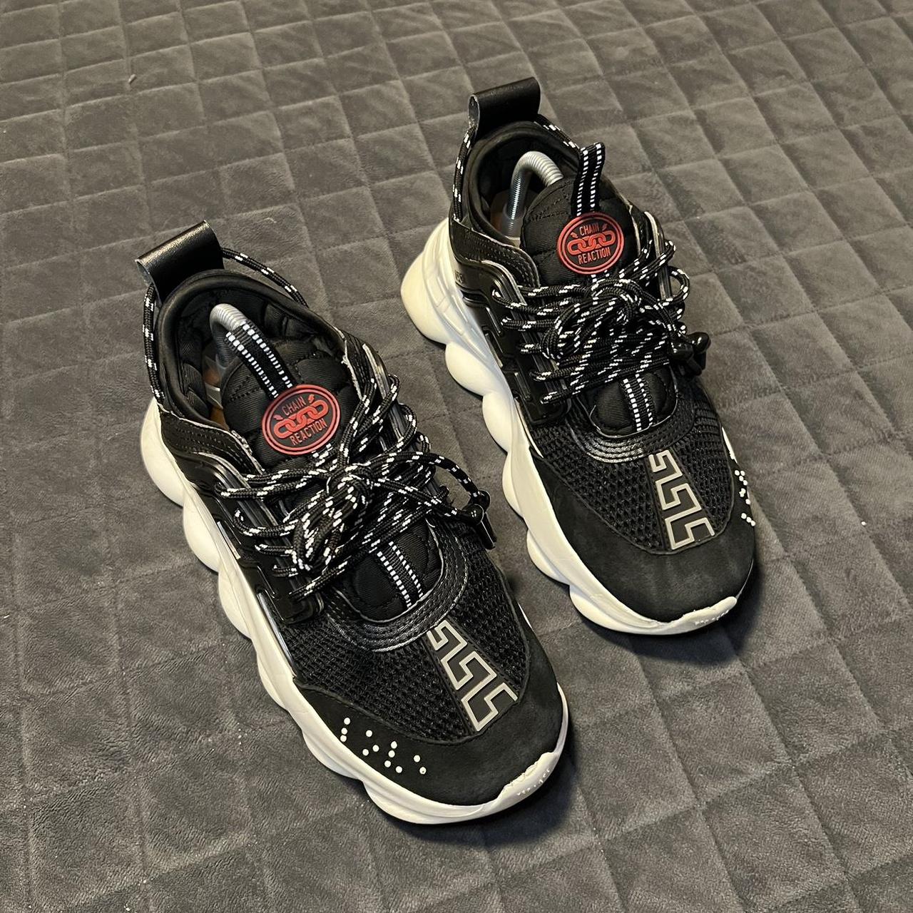 Versace Men's Black Trainers | Depop