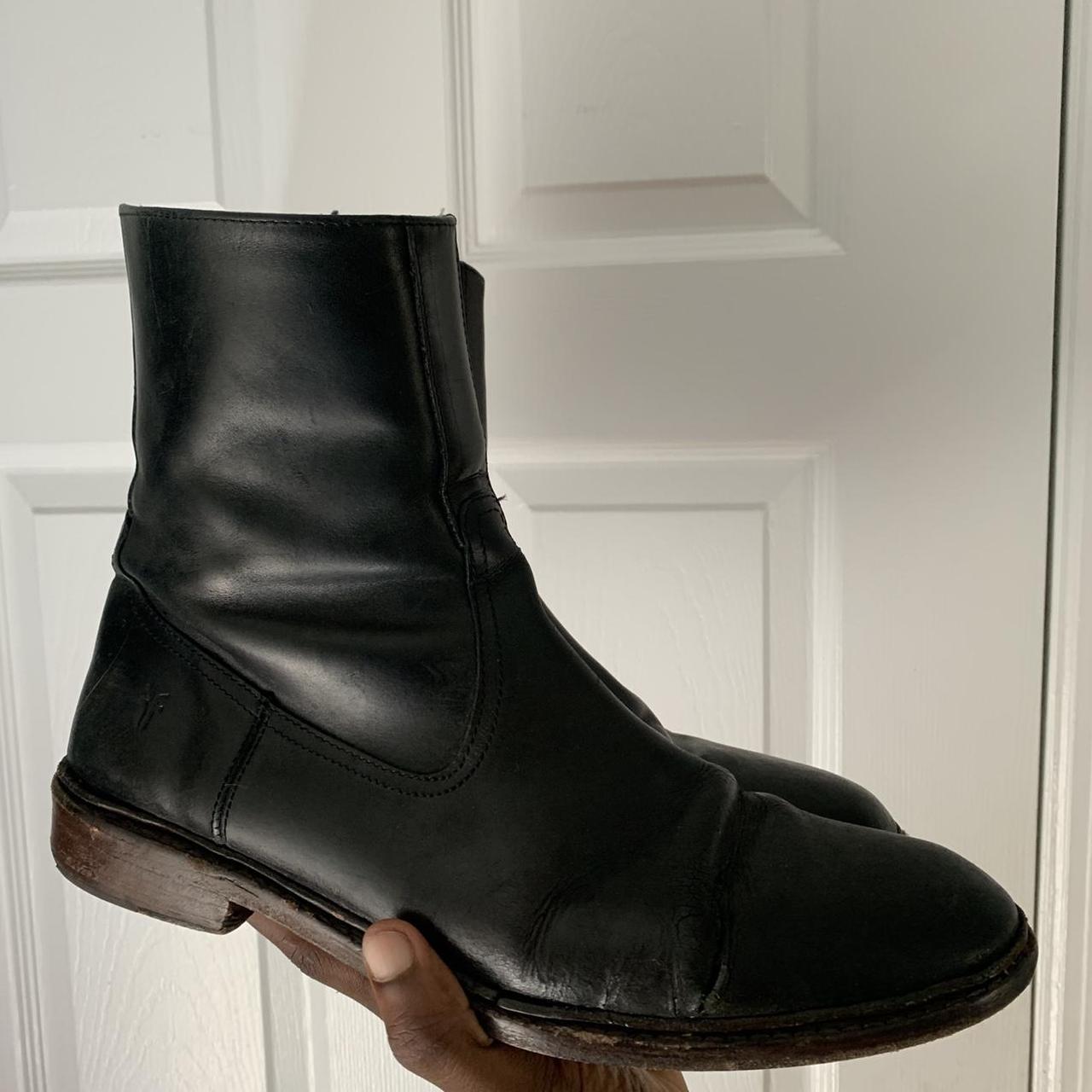 Frye Men's Black Boots | Depop