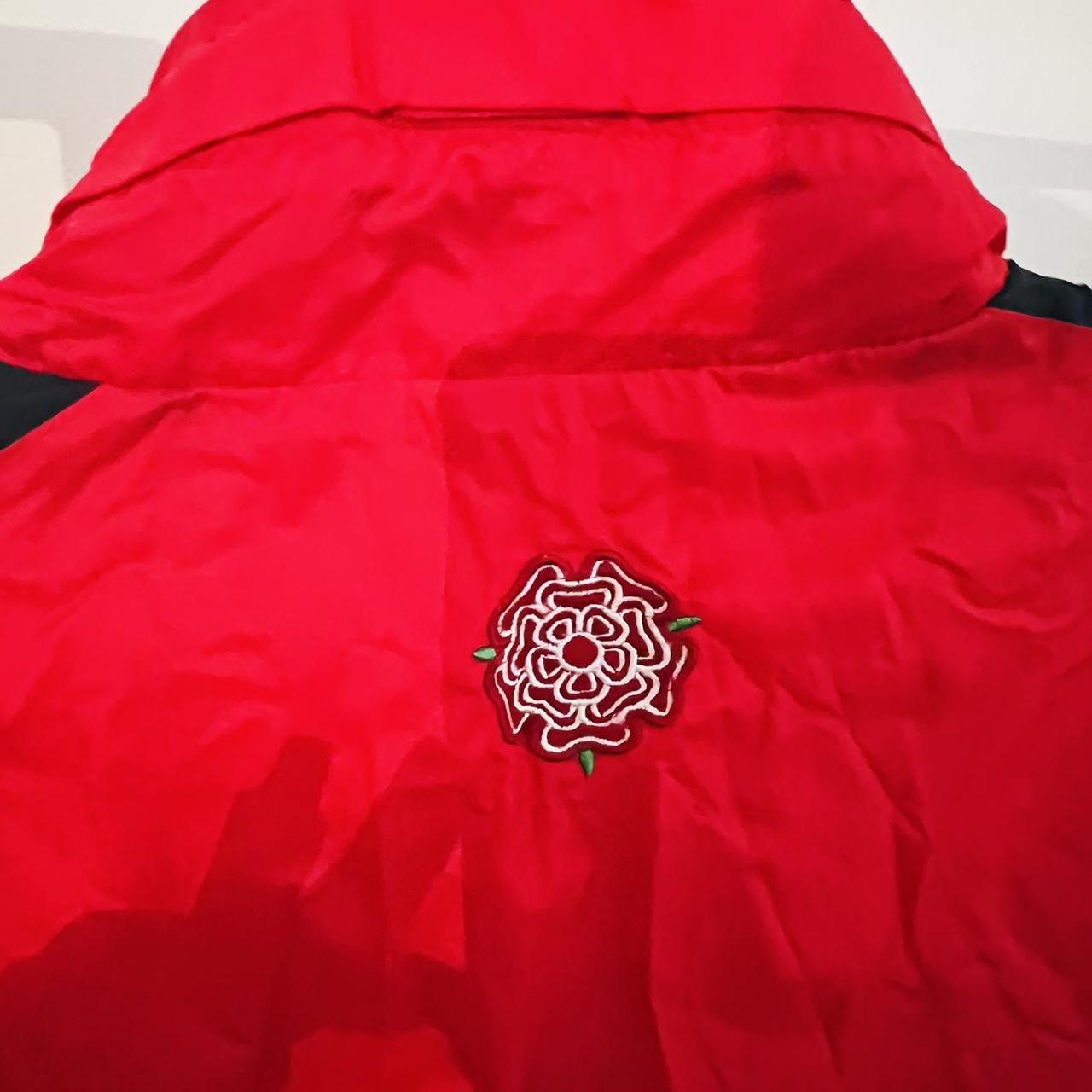 Red England rugby coat Relatively new haven’t worn... - Depop