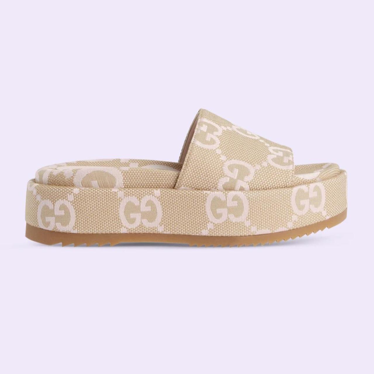100% authentic Gucci platform slides Purchased... | Depop