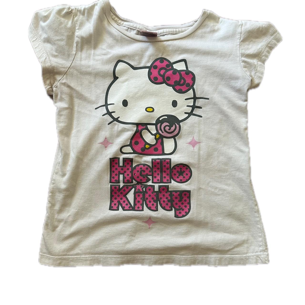 the cutest hello kitty baby tee! i love this top,... - Depop
