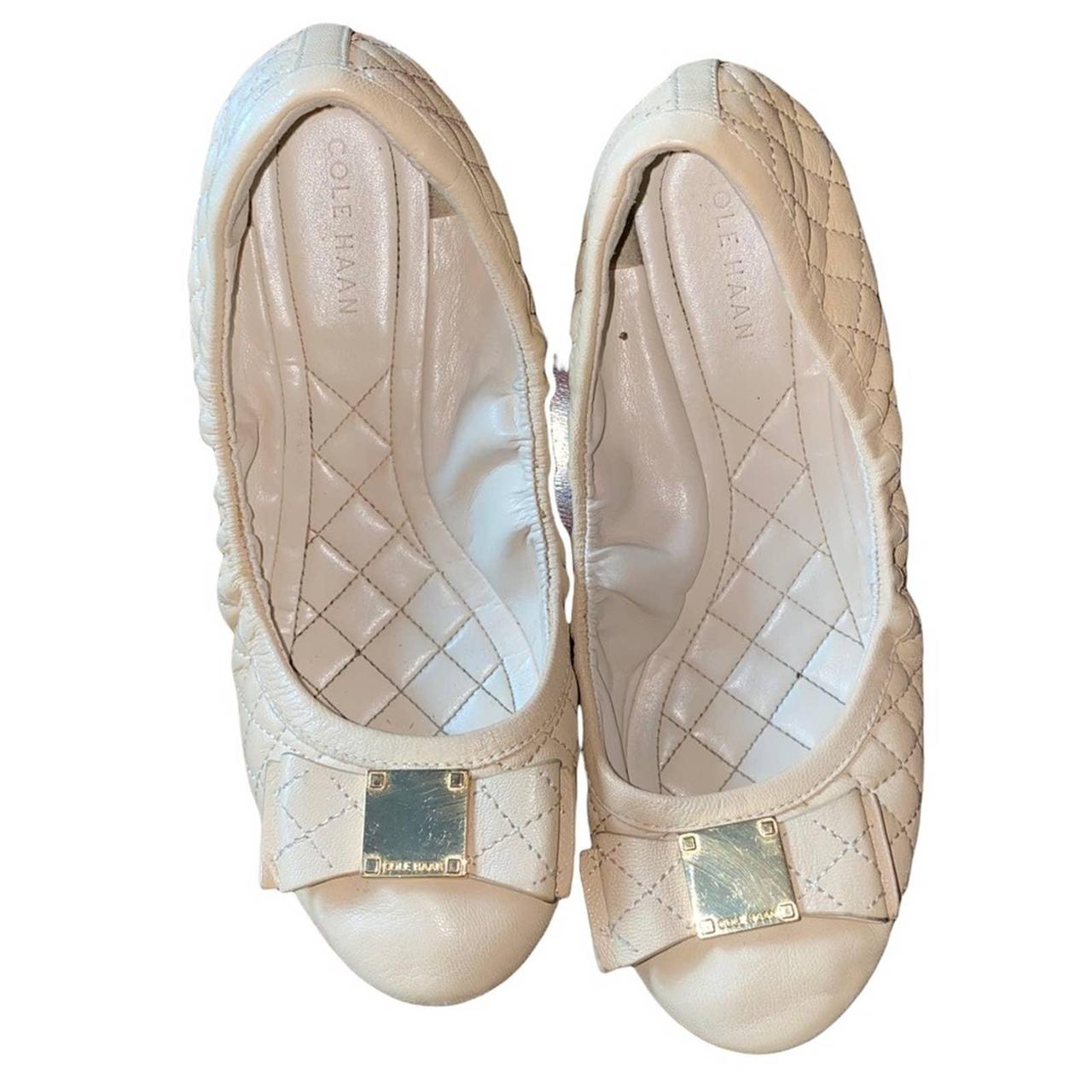 Cole Haan Grand OS Emory Tali Quilted Leather Ballet... - Depop