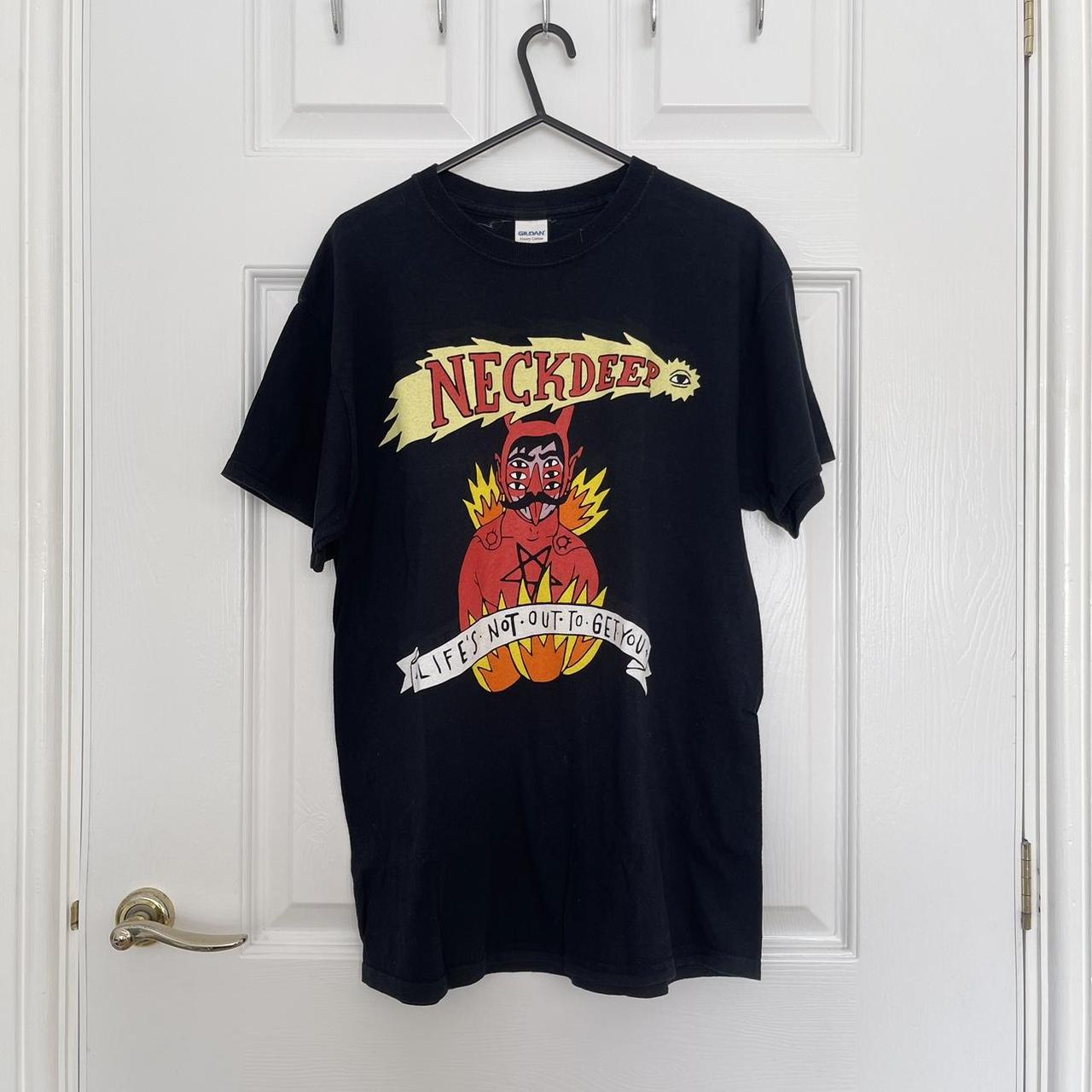 - Neck Deep official 2016 tour t-shirt with tour... - Depop