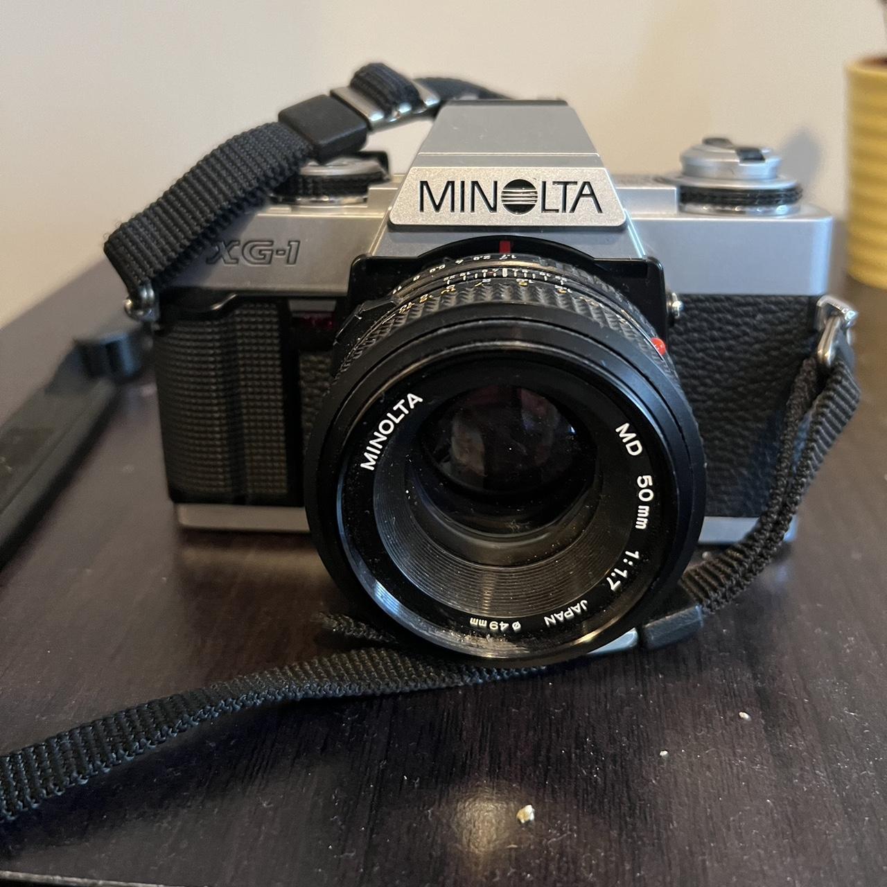 minolta XG-1 film camera with 50 mm lenses in... - Depop