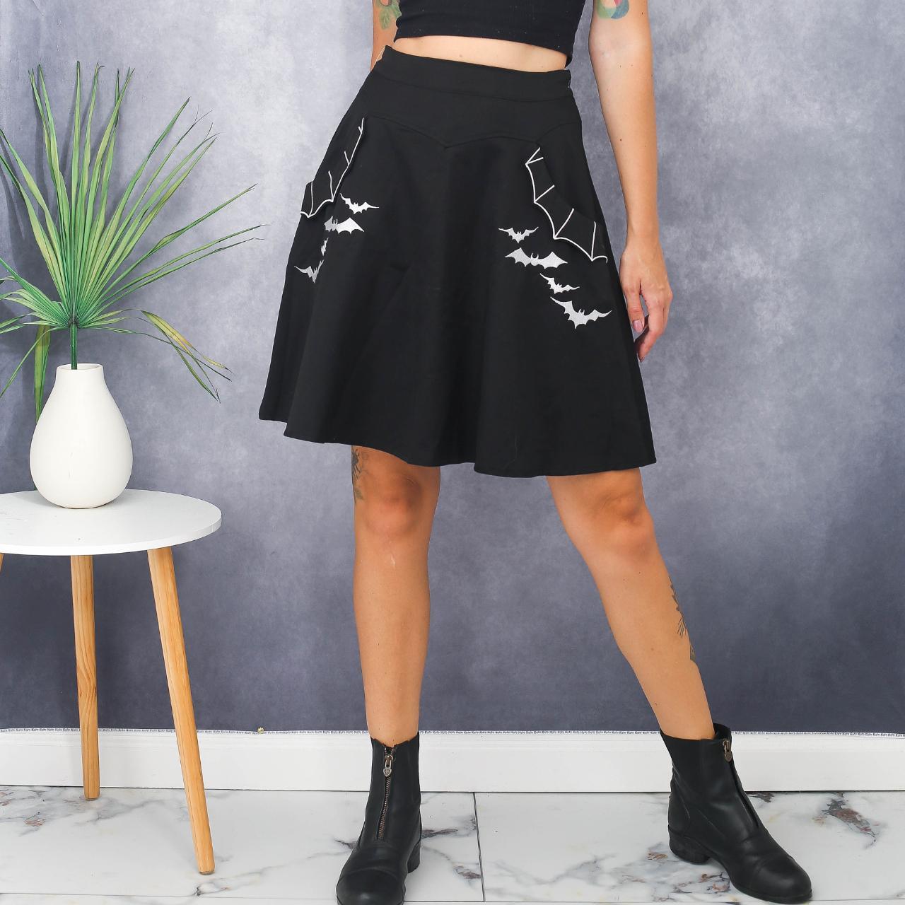 Black Bat Skirt 🚨CURRENT SALES INFO IN BIO🚨 Cute... | Depop