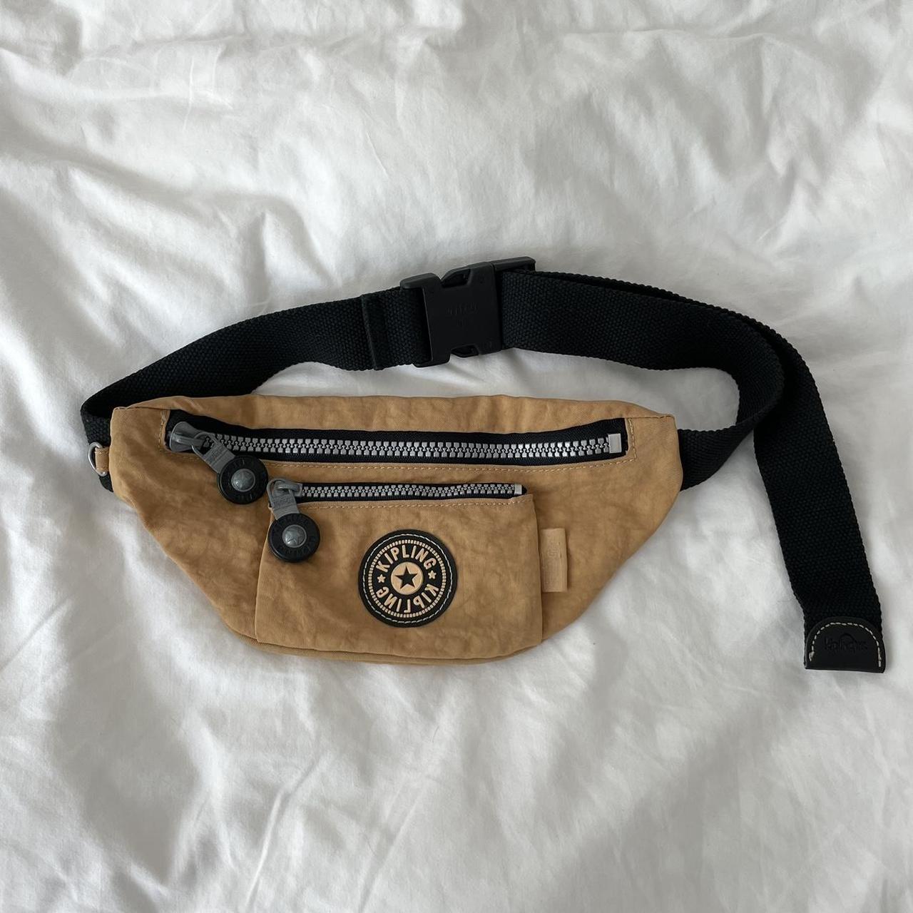 Kipling fanny pack! - Color: khaki - Features: 2... - Depop