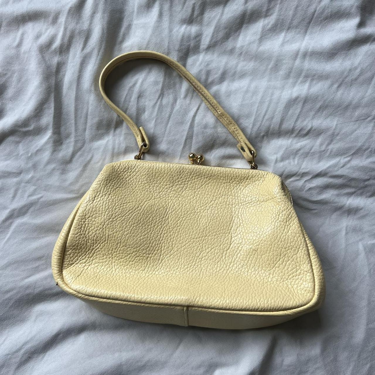 The most adorable vintage yellow leather mini purse... - Depop