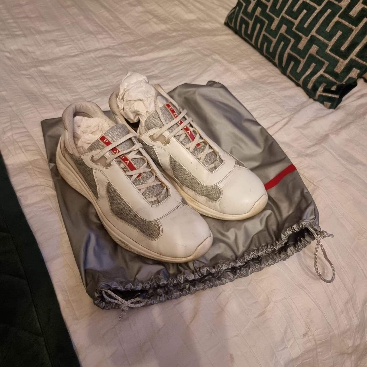 Prada America’s cup uk9 with box, dust bag etc. Have... - Depop