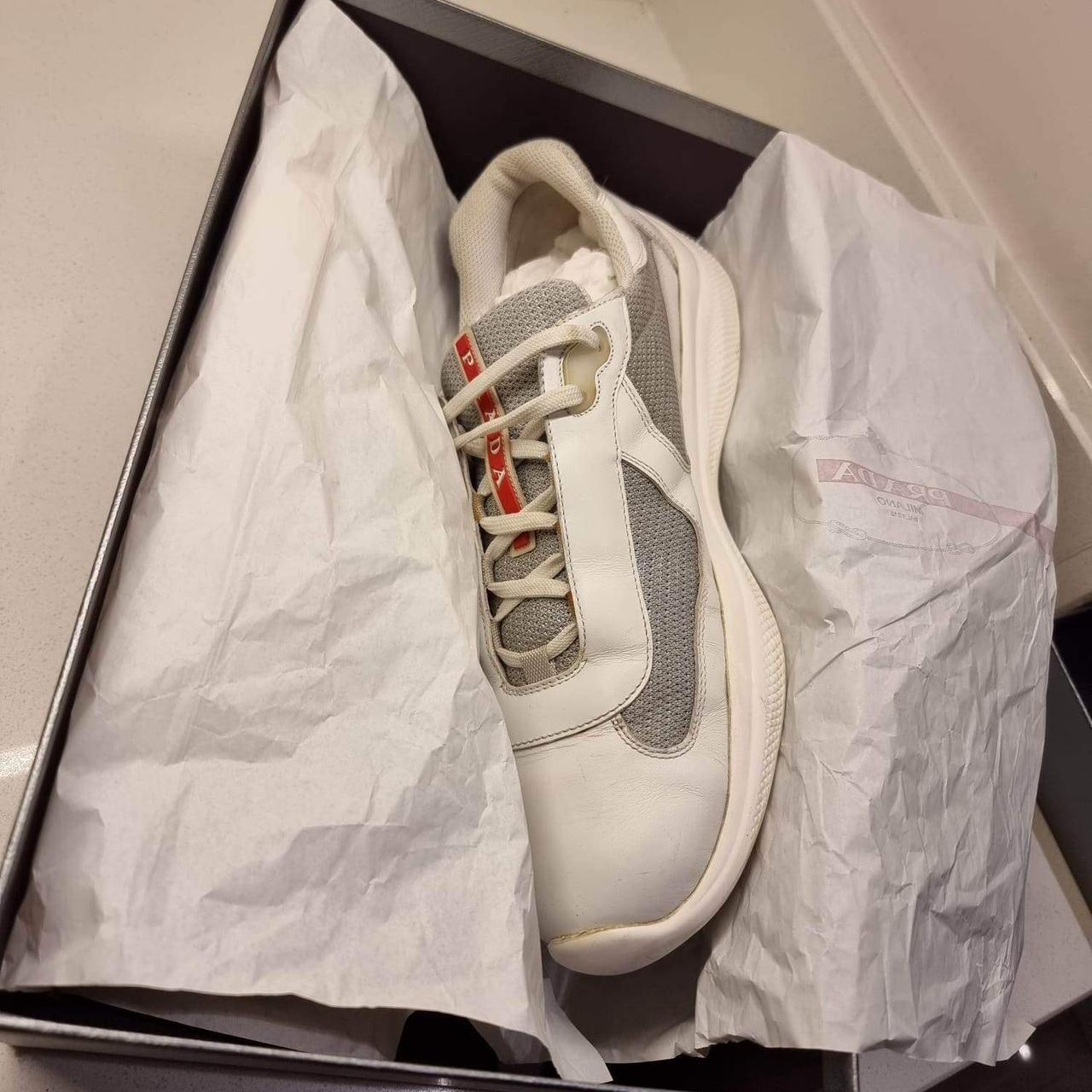 Prada America’s cup uk9 with box, dust bag etc. Have... - Depop