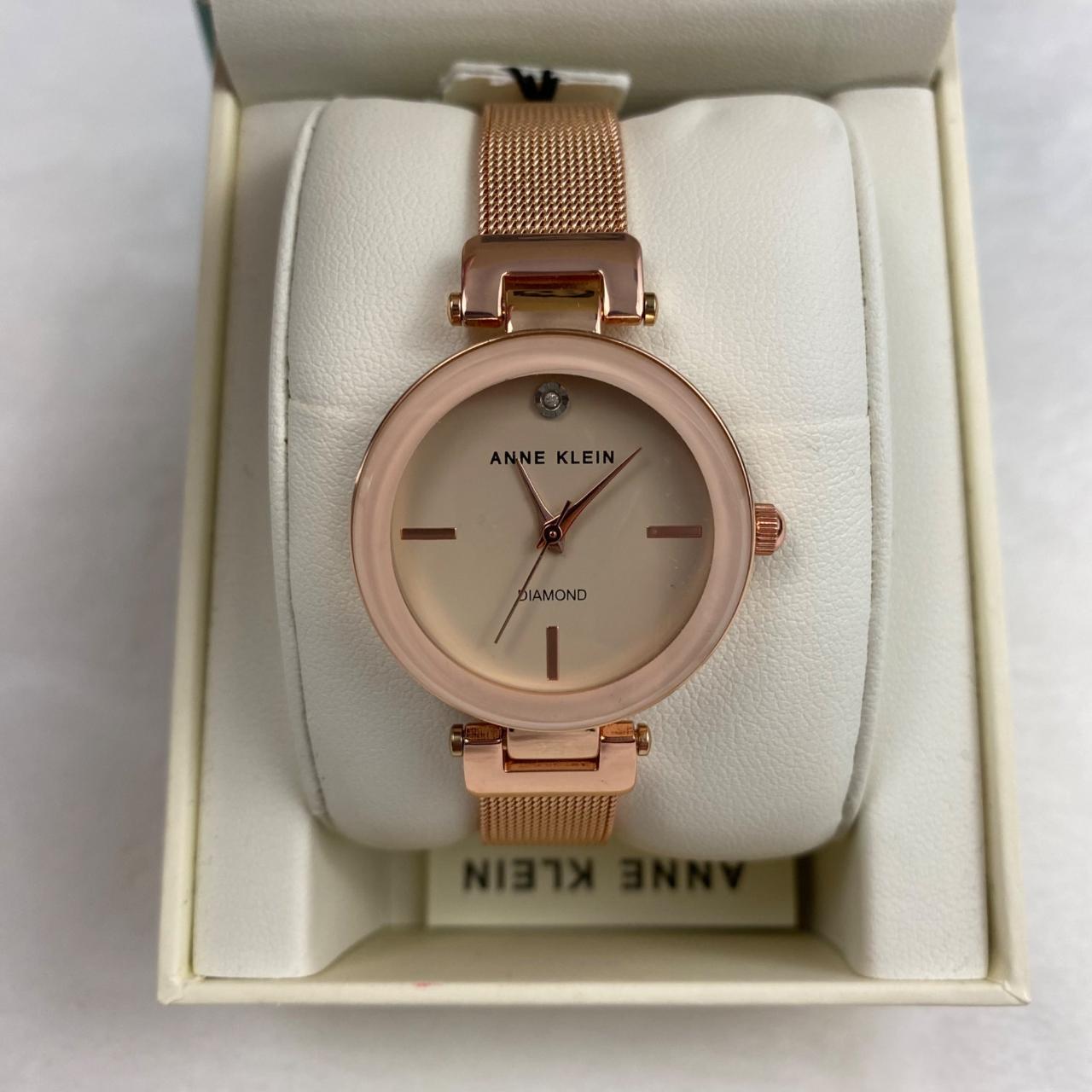 Anne Klein Genuine Diamond Collection Rose Gold Tone... - Depop