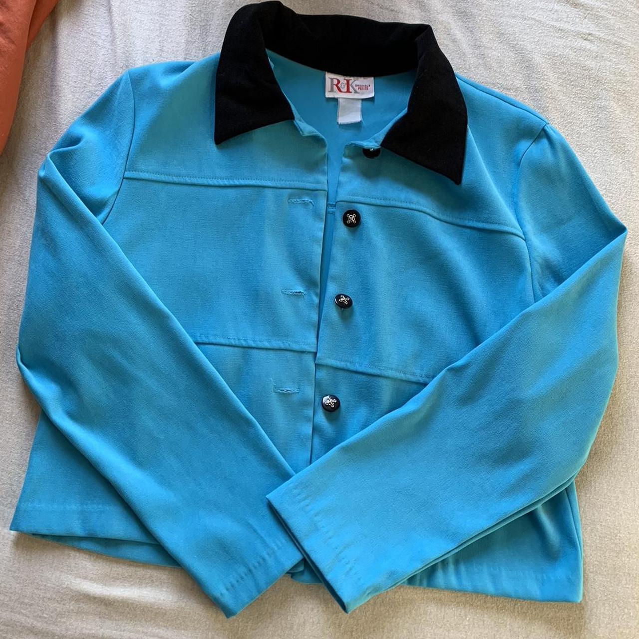 🍓 adorable blue button up jacket 🍓reminds me of... - Depop