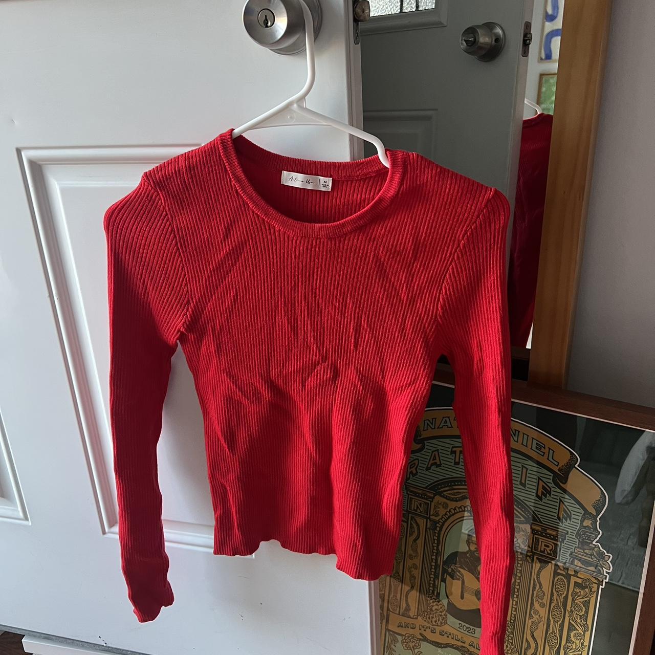 Brand new red sweater long sleeve Super comfortable... - Depop