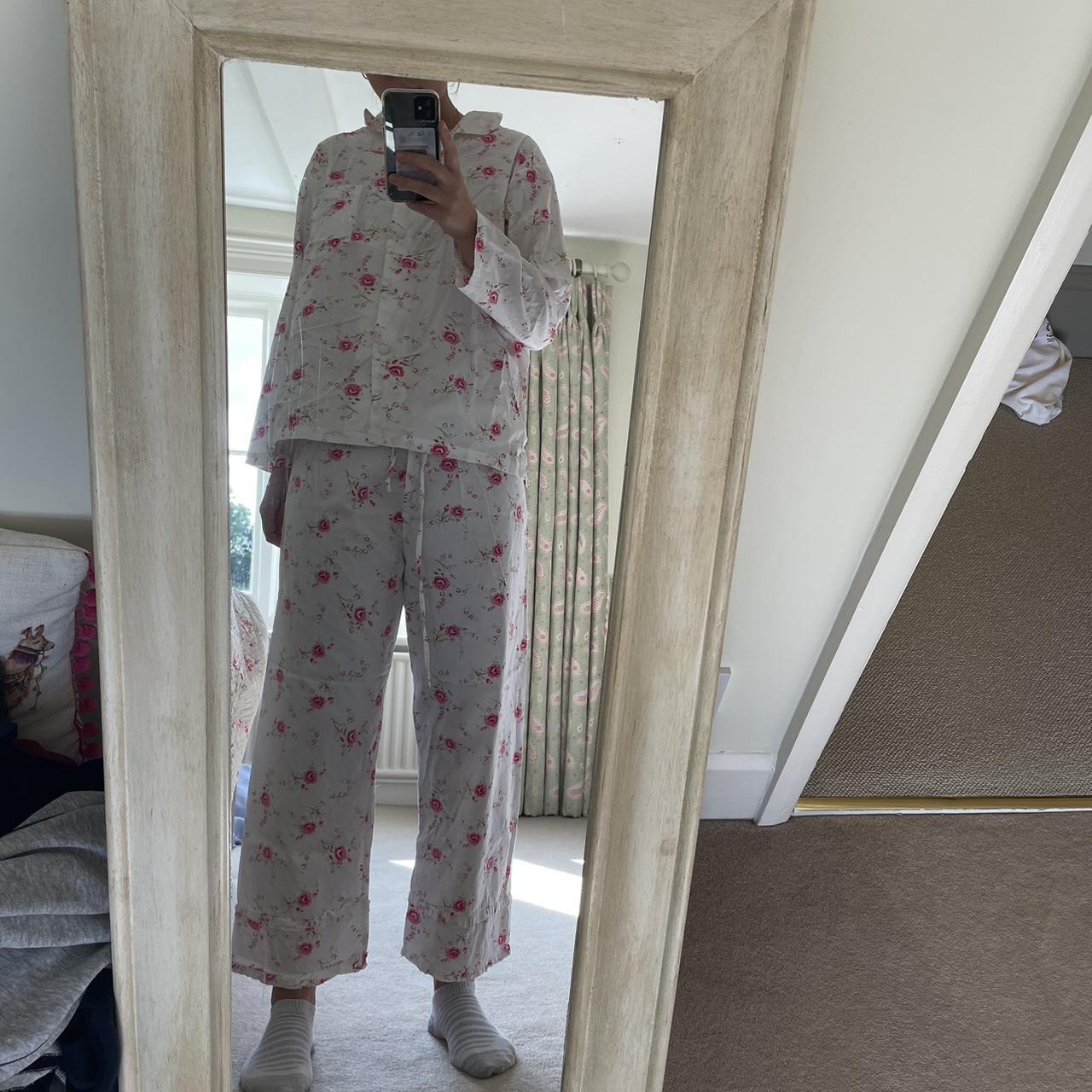 Powell craft floral pyjama set Trousers and top So... - Depop