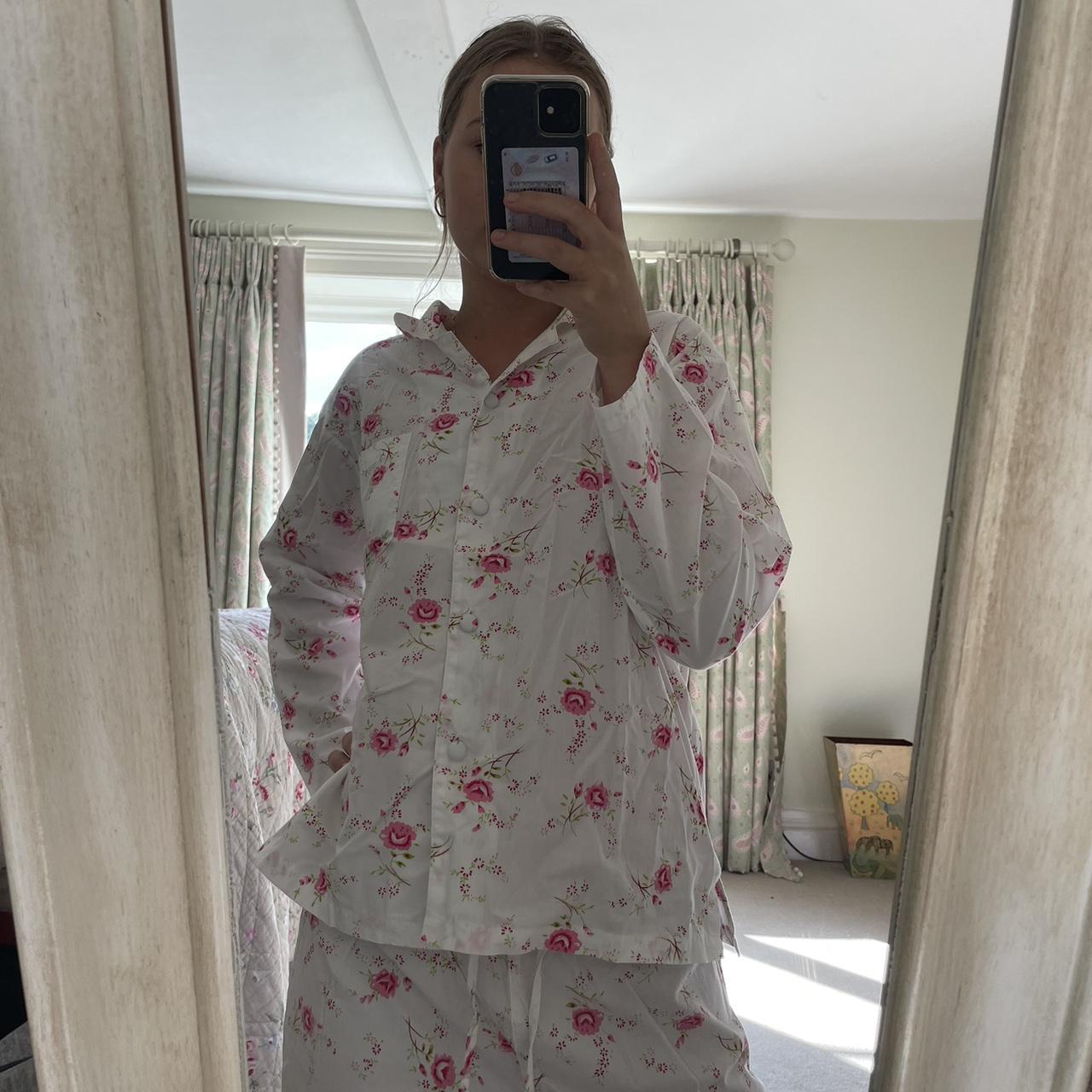 Powell craft floral pyjama set Trousers and top So... - Depop