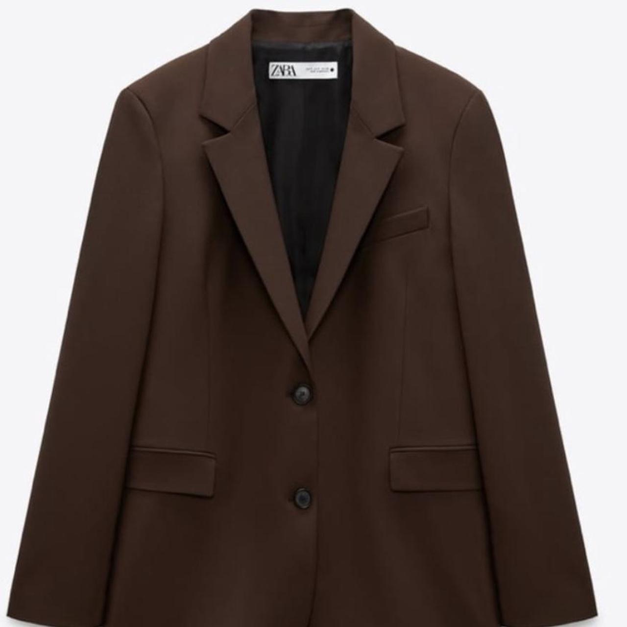 Zara Women's Brown Jacket | Depop