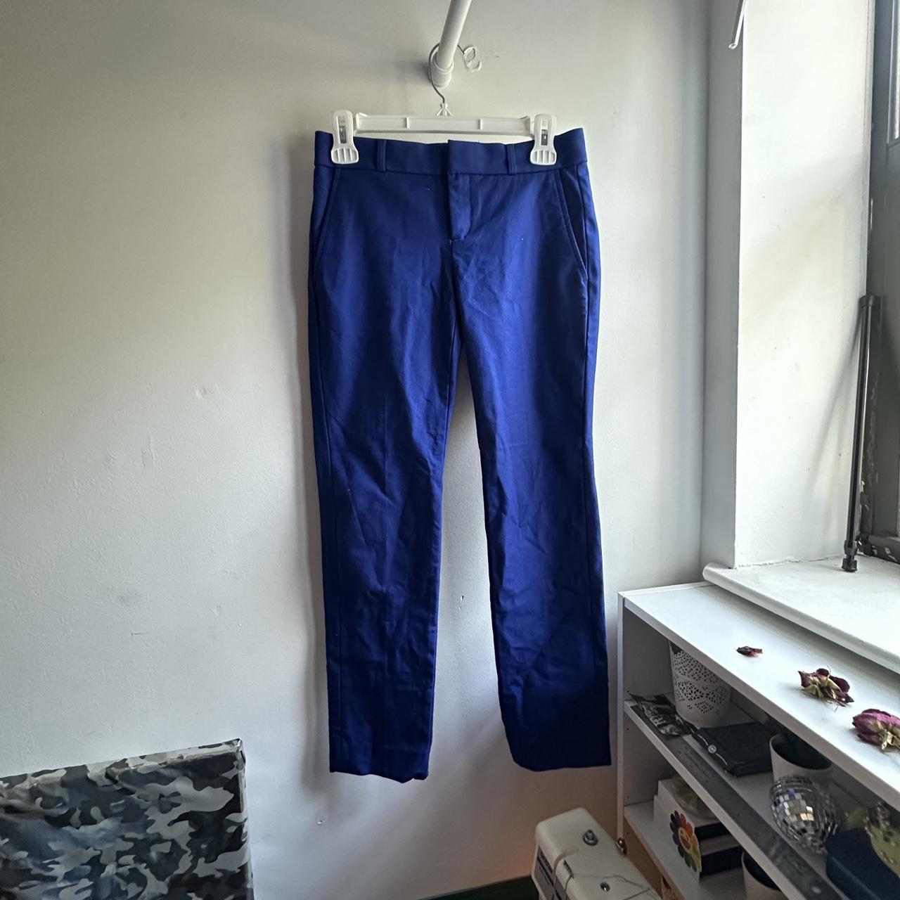 Banana Republic business casual bright blue slacks... - Depop