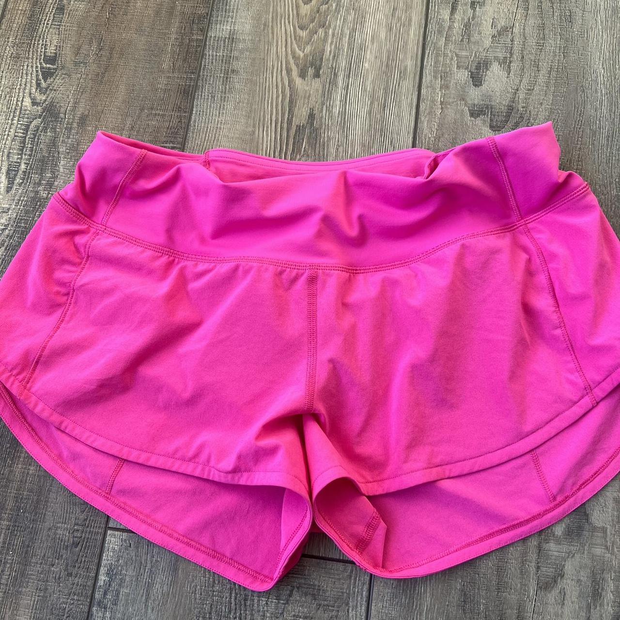 Lululemon Hot Pink Speed up Running Shorts #lulu... | Depop