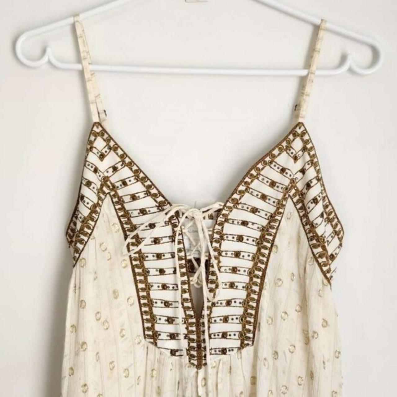 Camilla The Queens Chamber Lace Up Front Panel Dress... | Depop