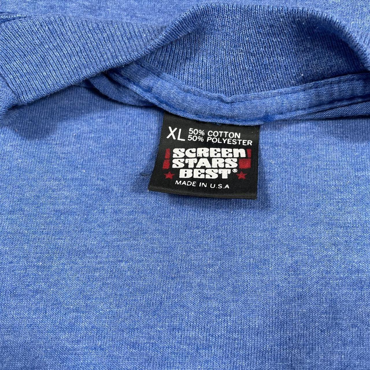 Screen Stars Men's Blue T-shirt | Depop