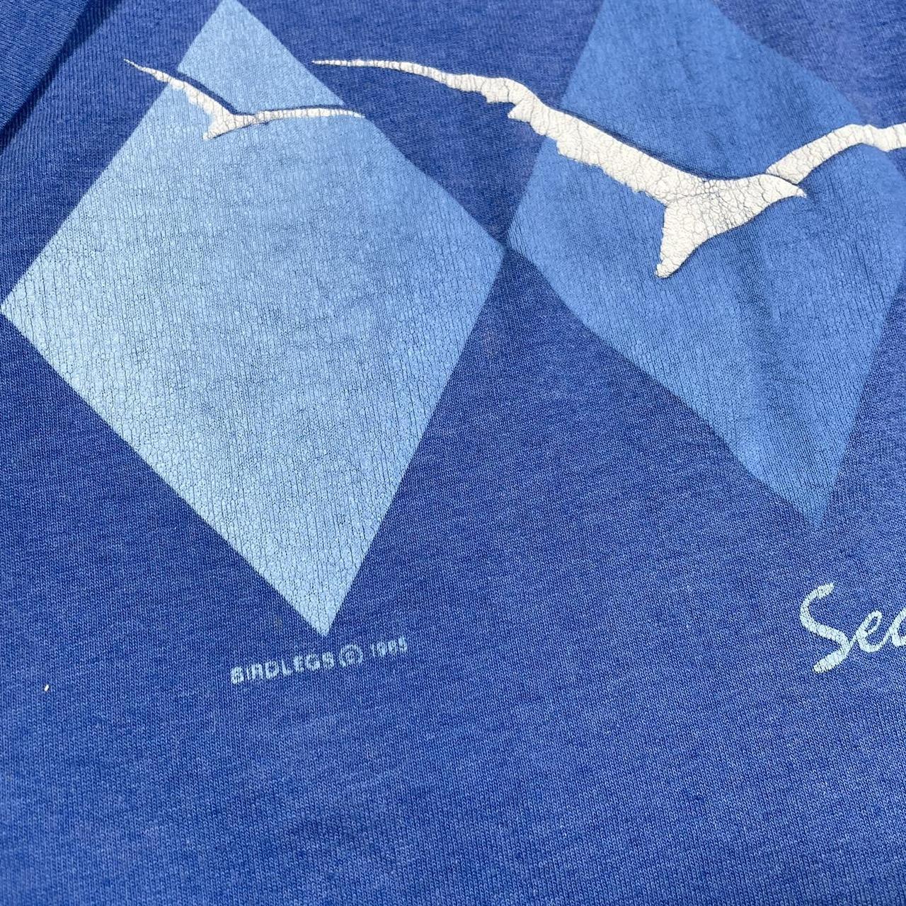 Screen Stars Men's Blue T-shirt | Depop