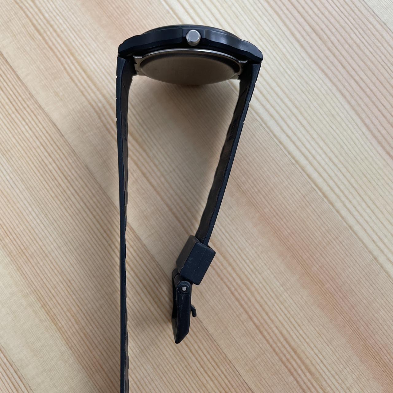 Casio Men's Black and White Watch | Depop