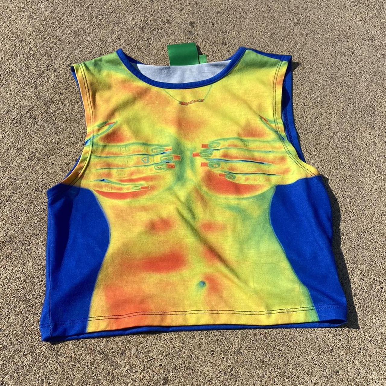 Colorful Women’s Jaded London Body Temp Baby Shirt.... - Depop