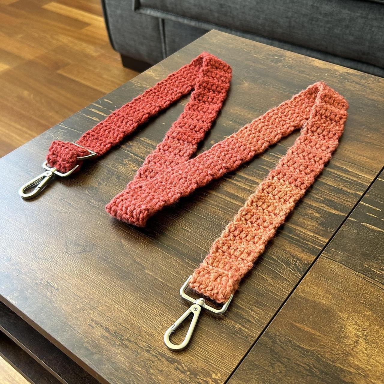 Sunset gradient bag strap [/W SILVER]: Adjustable... - Depop