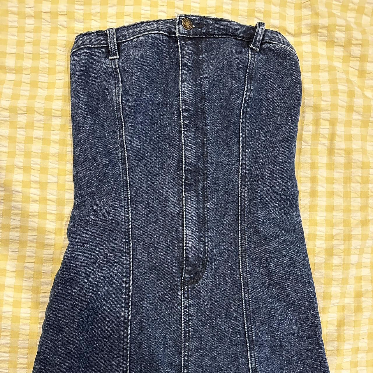 Insight denim dress #denimdress Size Small Super... - Depop