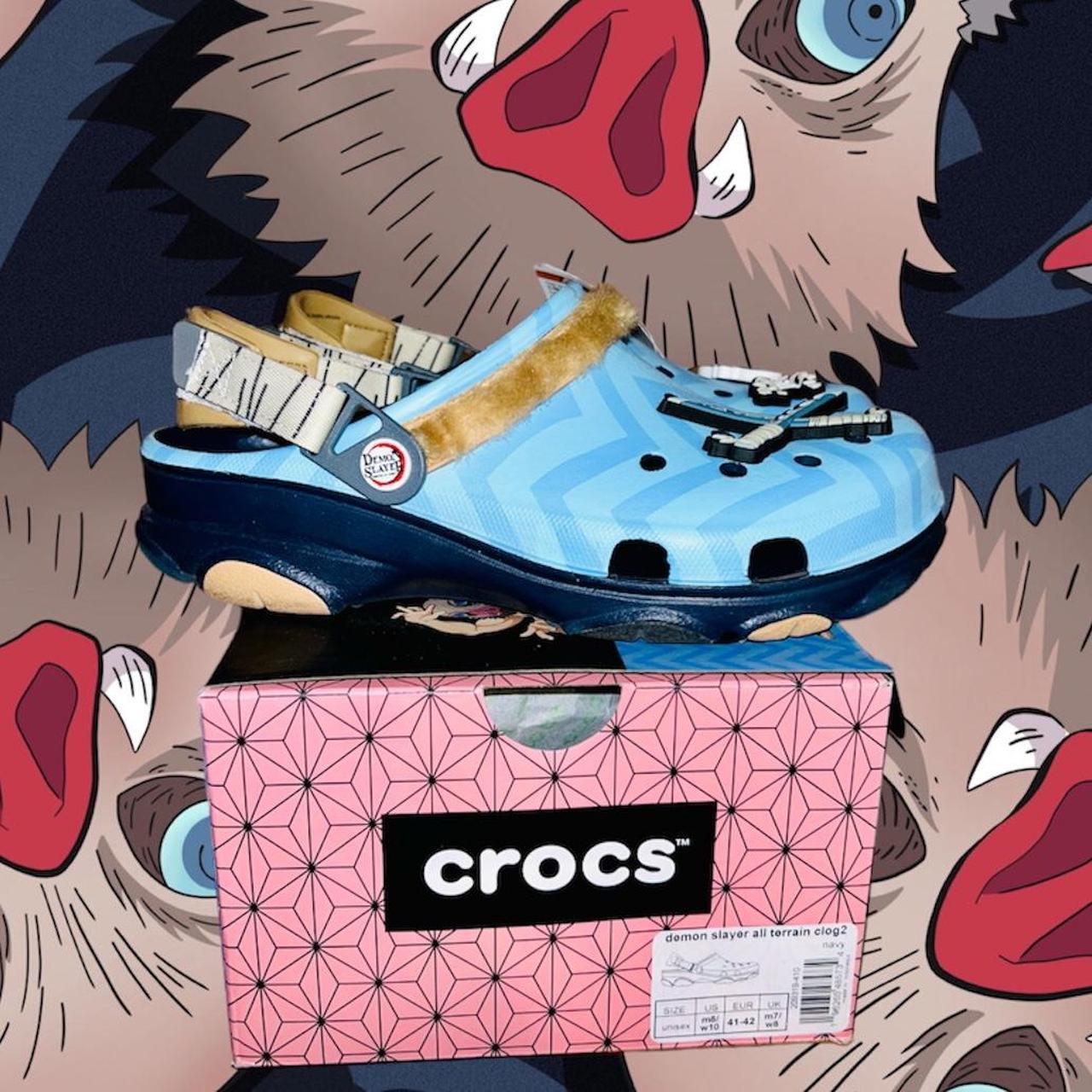 Crocs x Demon Slayer “Inosuke” Mens 8 Women’s... - Depop