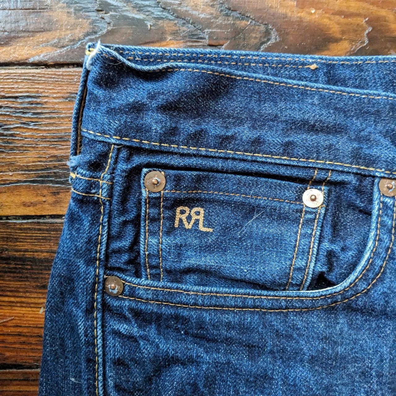 RRL by Ralph Lauren Men's Navy Jeans | Depop